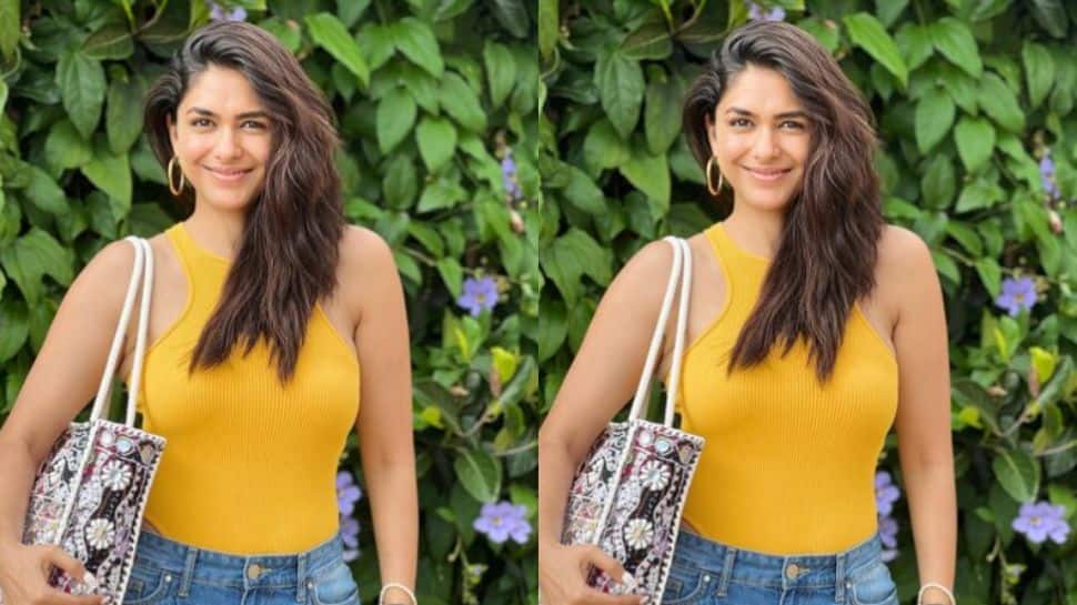Mrunal Thakur Sizzles In Blue Bikini In Recent Photo Dump From Her ...