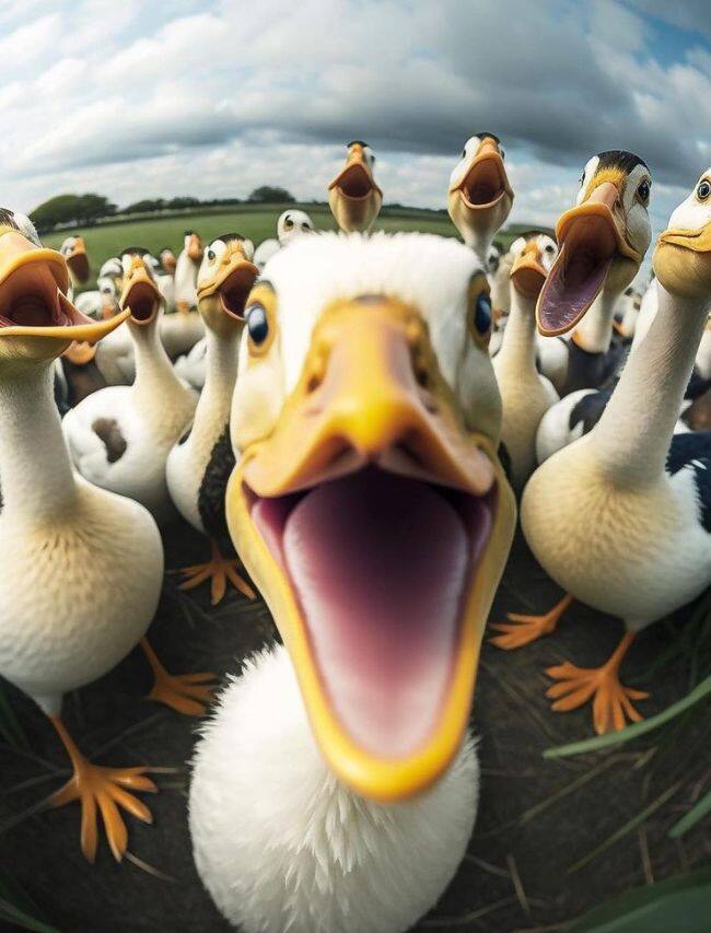 AI-Generated Animal Selfies Amuse Netizens