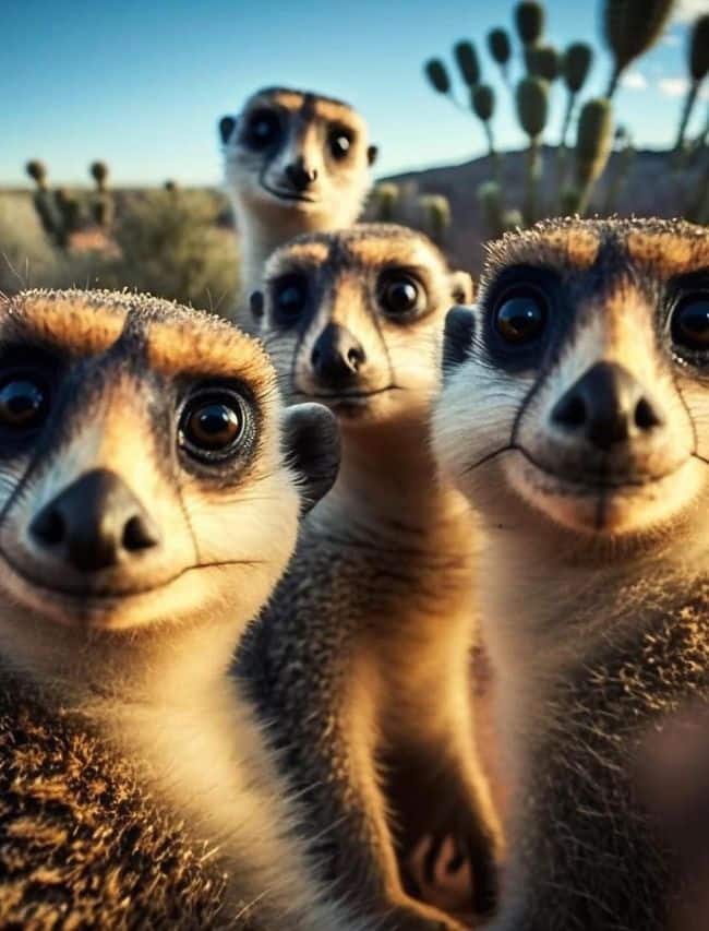 AI-Generated Animal Selfies Amuse Netizens