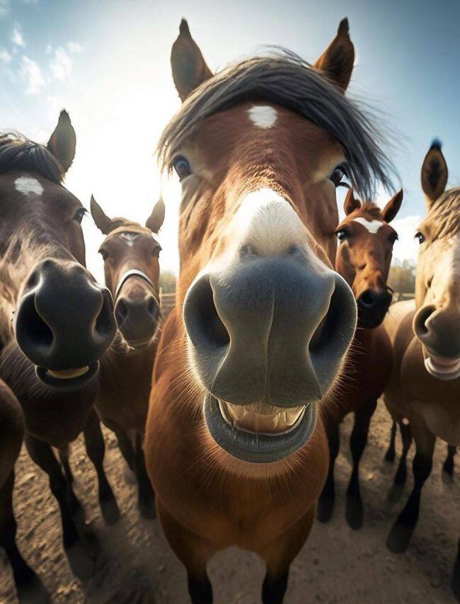 AI-Generated Animal Selfies Amuse Netizens