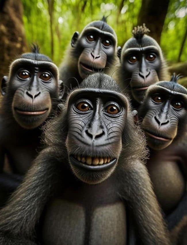 AI-Generated Animal Selfies Amuse Netizens