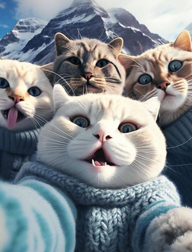 AI-Generated Animal Selfies Amuse Netizens
