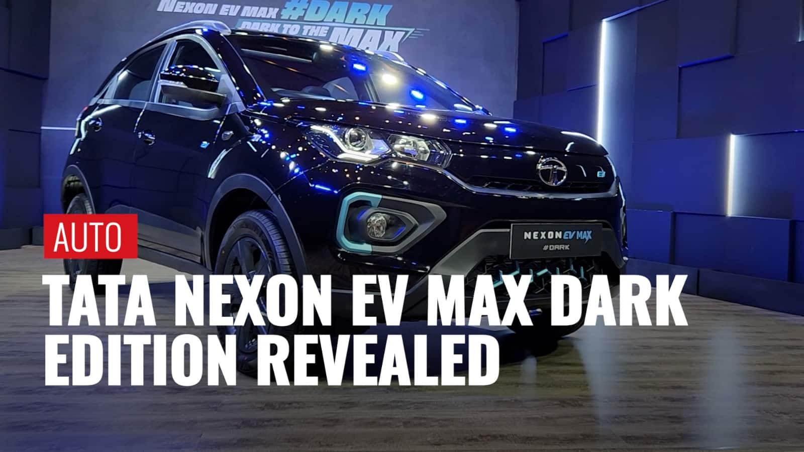 Tata Nexon EV Max Dark Edition Revealed With Larger Touchscreen, Added ...