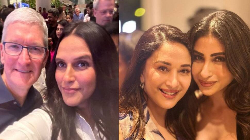 Apple Store Launch Event: Several Bollywood A-Listers Pose With Tim ...