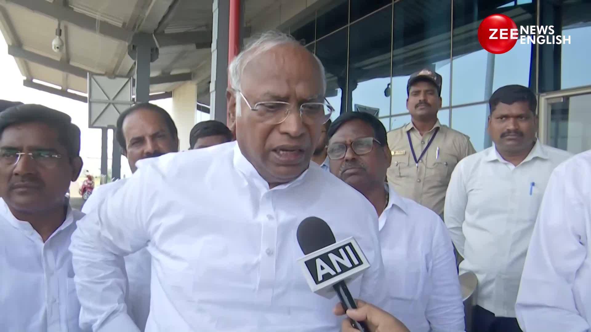 Congress President Mallikarjun Kharge says People of Karnataka Have Decided to Choose a ...
