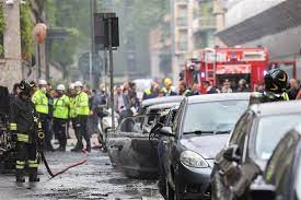 Italy Blast Video: Massive explosion in Italy's Milan city, video ...