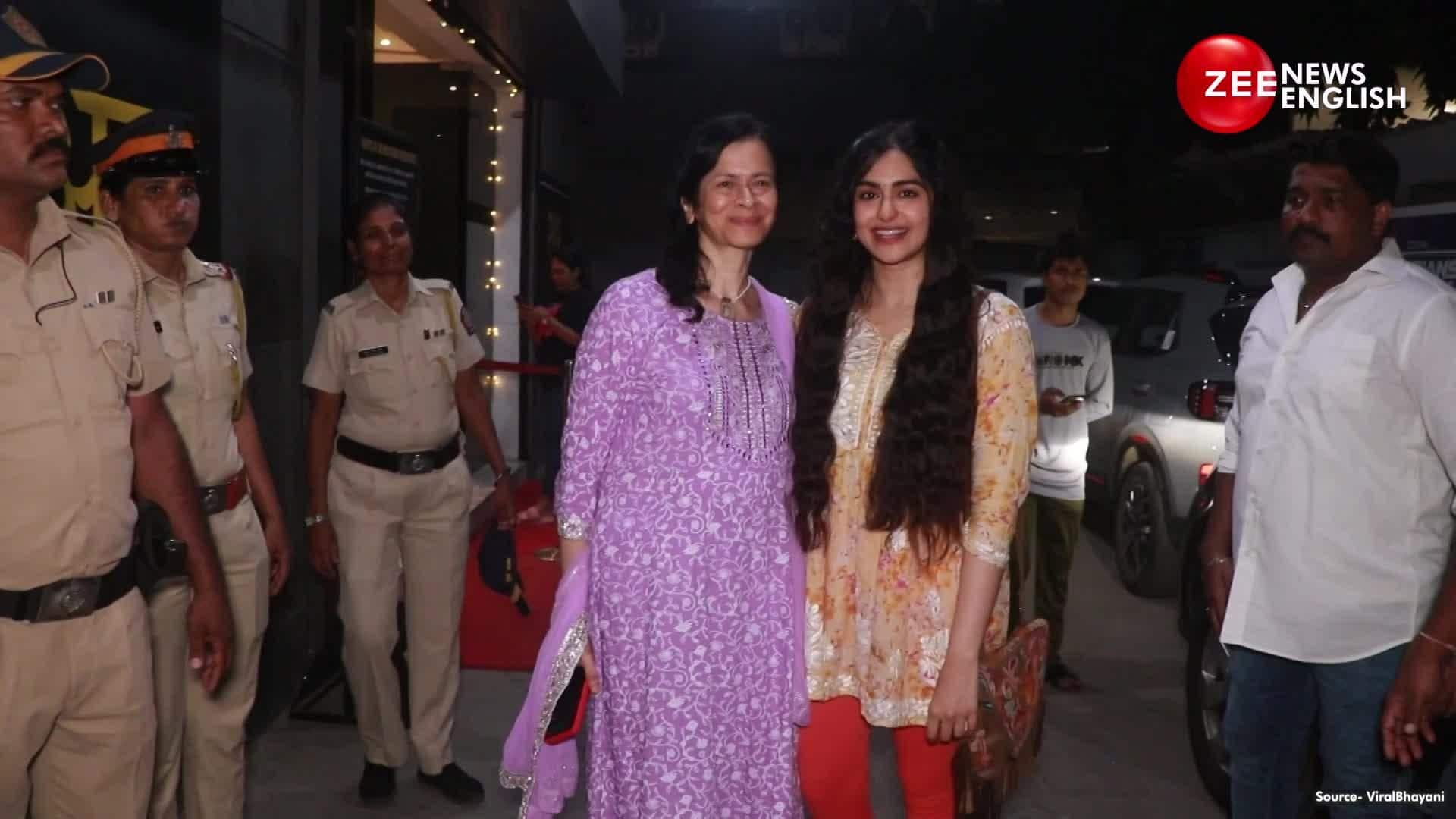 The Kerala Story: Adah Sharma Spotted At The Theater Taking Audience ...