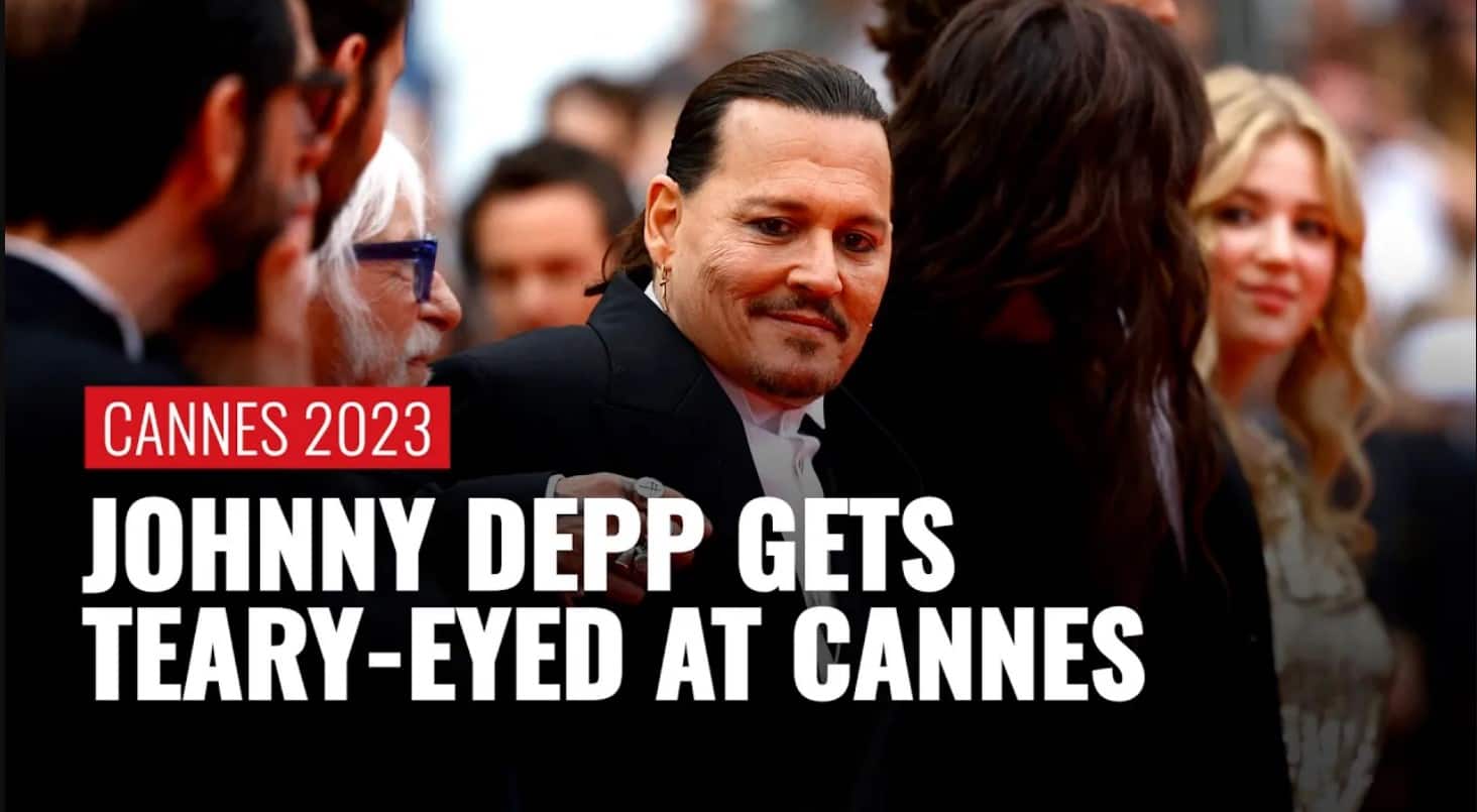 Johnny Depp Gets Teary-Eyed As He Receives 7-Minute Standing Ovation ...