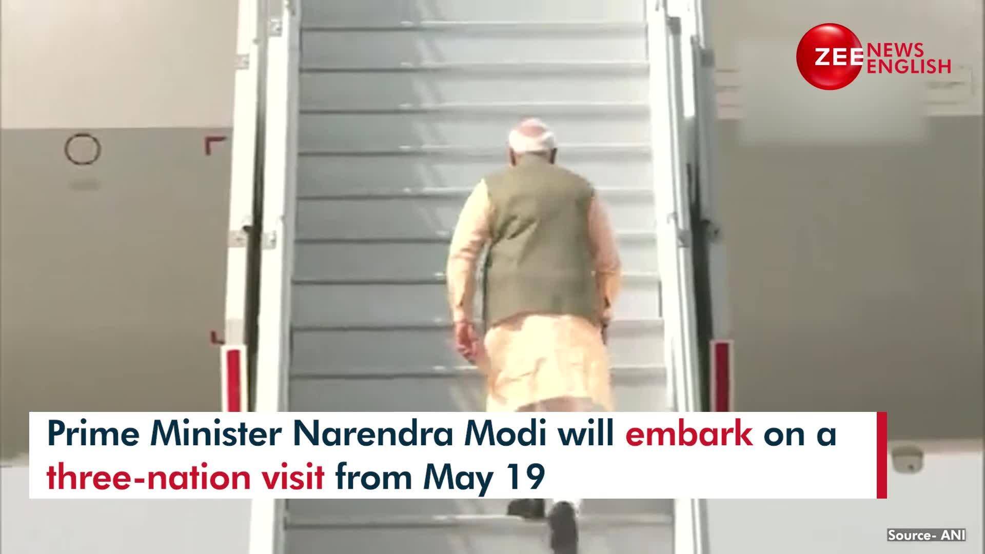 PM Modi Has Embarked On three-Nation Visit Today; 40 Engagements ...