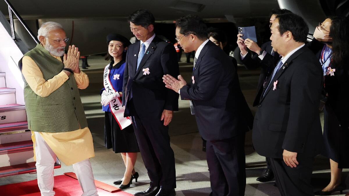 PM Modi Exclusive: PM Modi arrived in Japan ... received a warm welcome ...