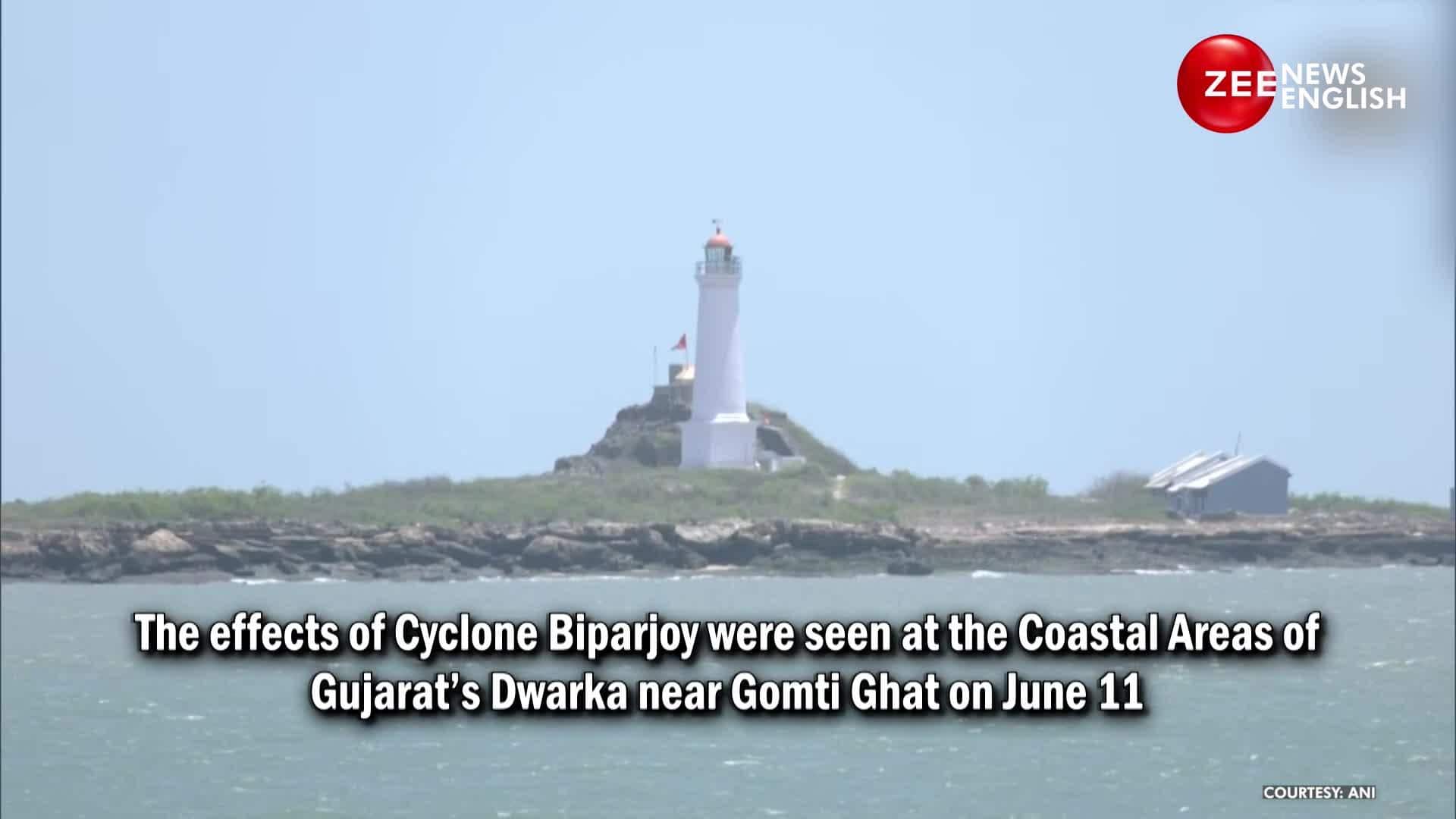 Cyclone Biparjoy: Cyclone Effects Seen At Coastal Areas Of Dwarka ...