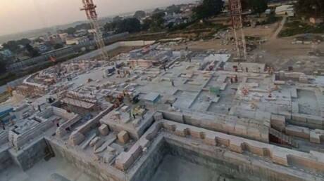 Ram Temple Construction Update: The construction work of the sanctum ...