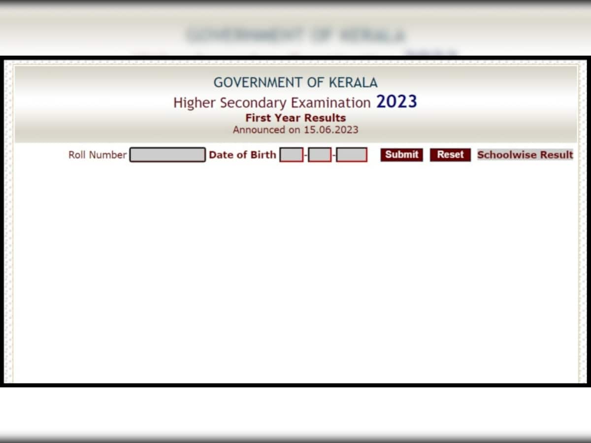 DHSE Kerala Plus One Result 2023 Declared On keralaresults.nic.in ...