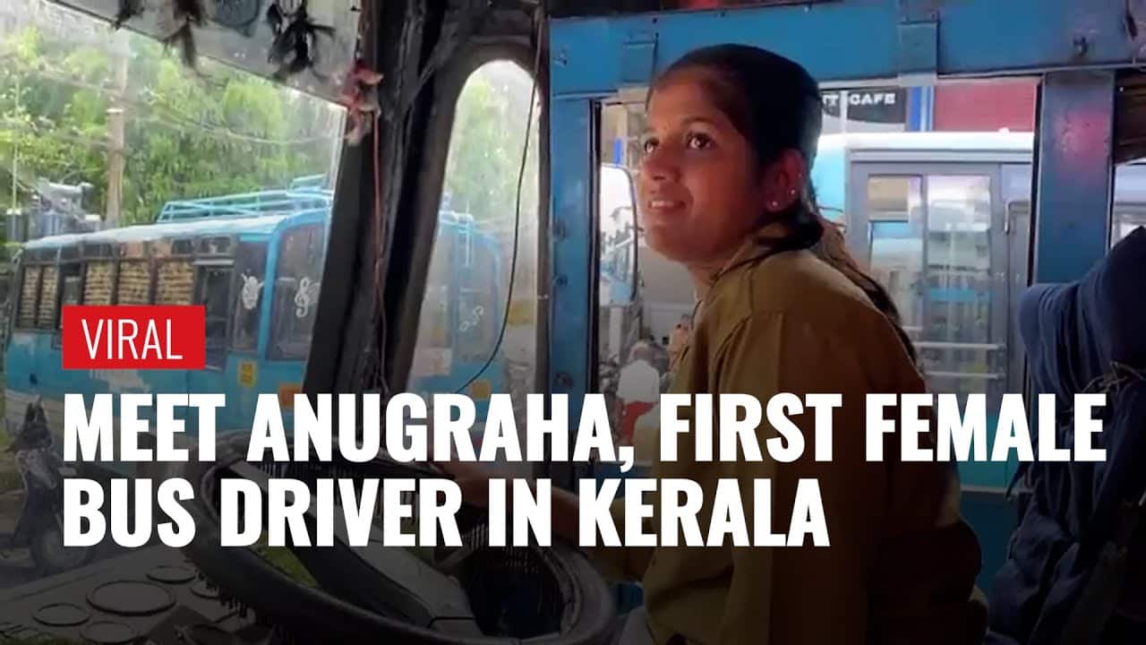 Meet 24-year-old Anugraha, The First Female Bus Driver In Kerala | Zee News