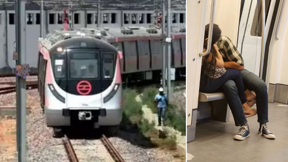 Delhi Metro: Picture Of Couple Kissing In Train Goes Viral, DMRC Reacts ...