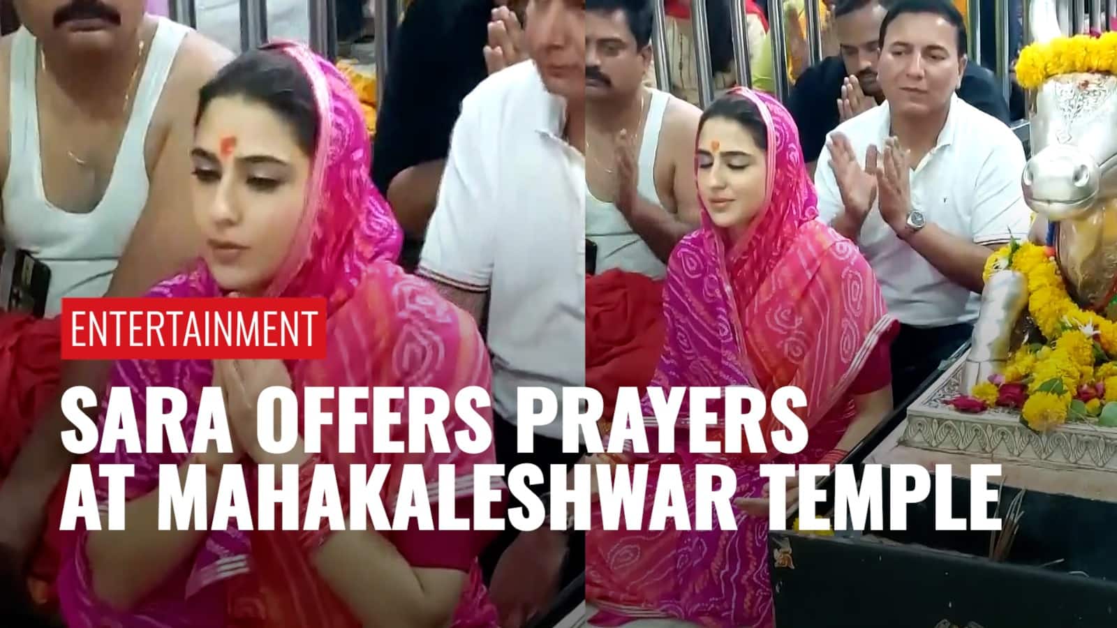 Zara Hatke Zara Bachke Actor Sara Ali Khan Visits Ujjain's ...