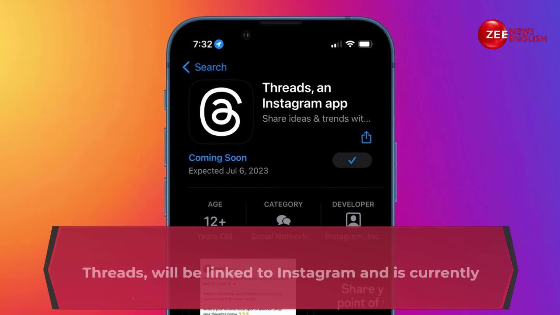 Meta Launching Twitter Rival 'Threads' On July 6 | Zee News
