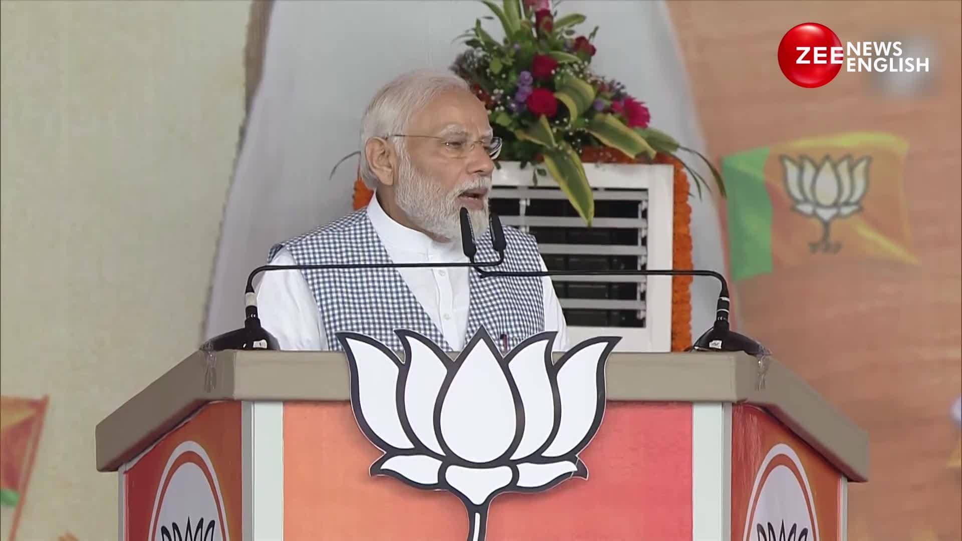 “Congress’ ‘panja’ is a wall halting Chhattisgarh’s development…” PM ...