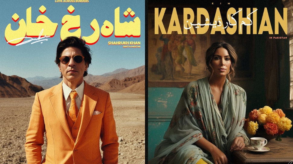 SRK To Kim Kardashian: AI Artiste Imagines Global Celebs in Pakistani ...