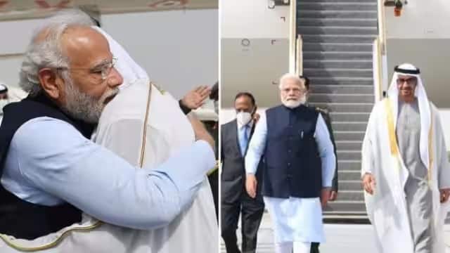 Sheikh Mohammad gives a grand welcome to PM Modi as he reaches UAE ...