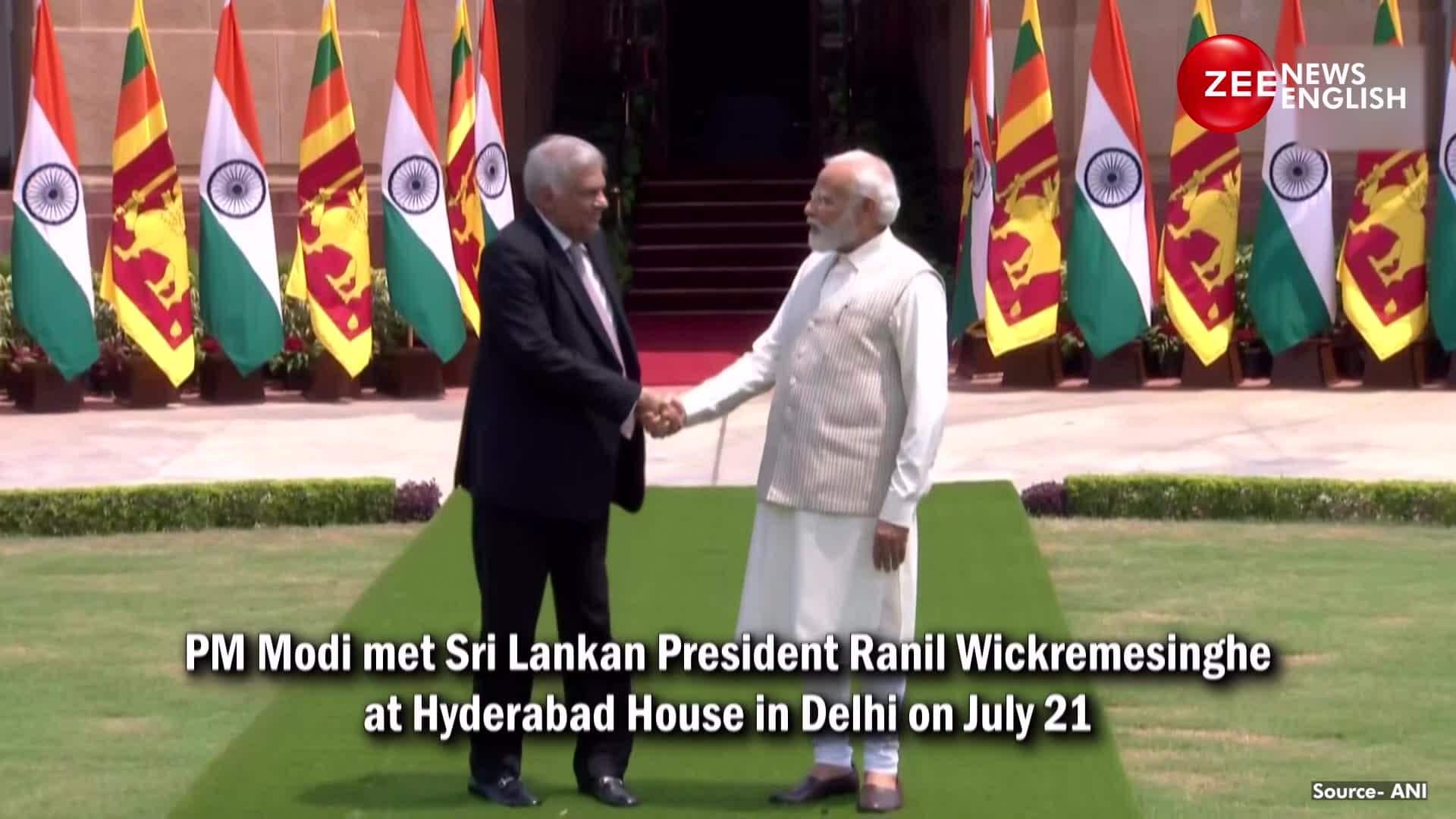 PM Modi holds bilateral talks with Sri Lankan President Ranil ...
