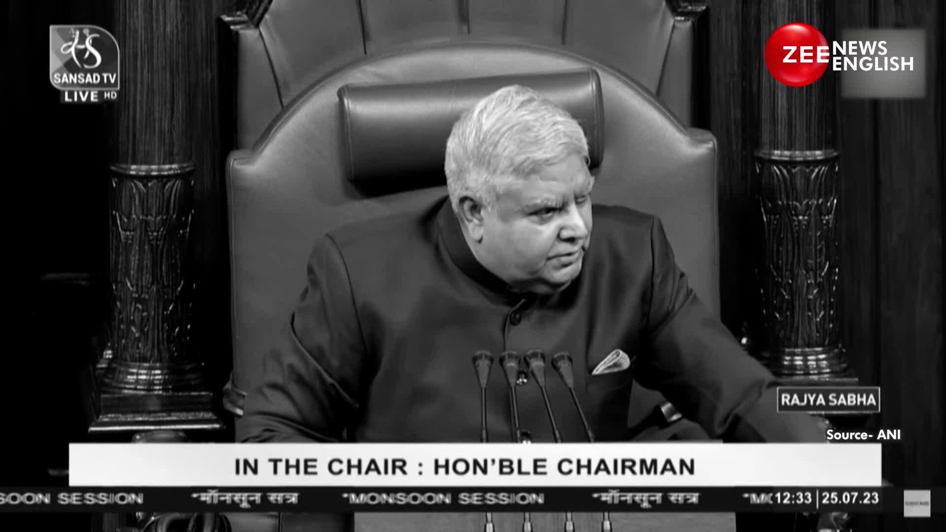 Scratch your memory…” Rajya Sabha Chairman Jagdeep Dhankhar Schools ...