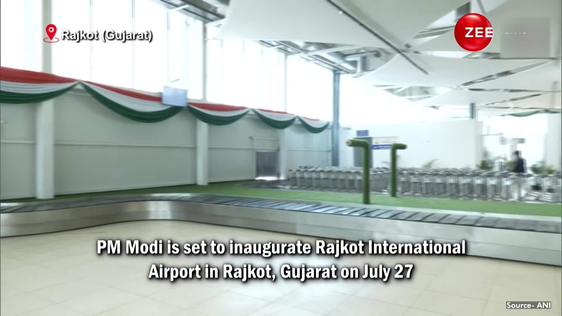Rajkot International Airport: PM Modi To Inaugurate Gujarat's First Greenfield Airport In ...