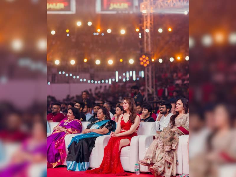 Tamannaah Bhatia Soars Temperature In Glamorous Red Saree, Pics Inside ...