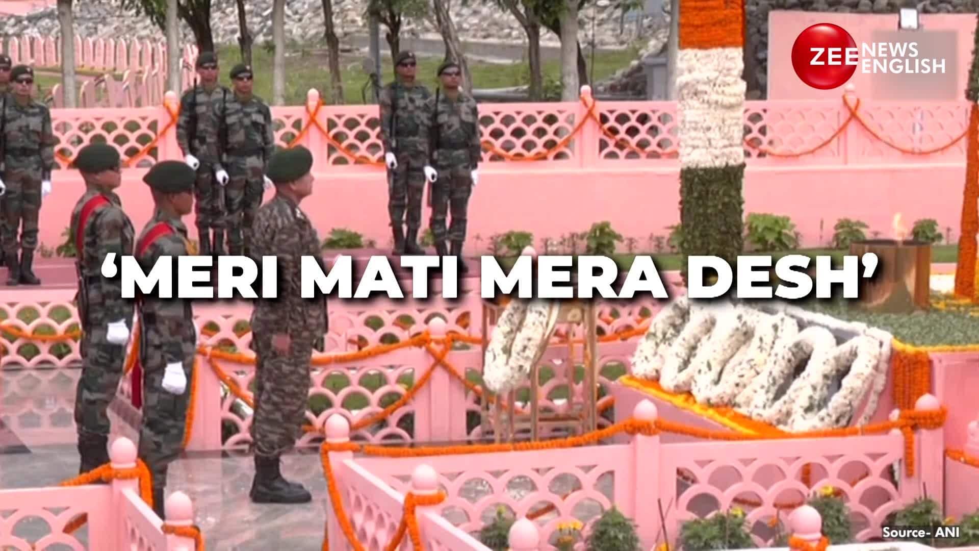 “In memory of immortal jawans,” PM Modi to launch 'Meri Mati Mera Desh' campaign | Zee News