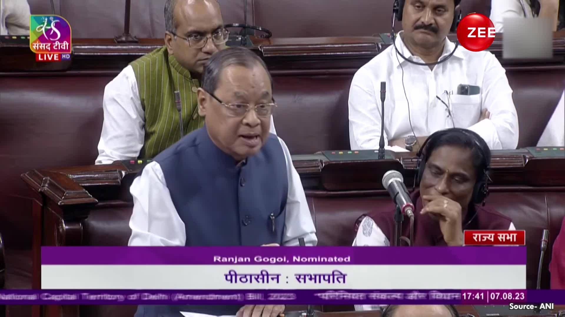 “To me, the bill is correct, right...” Former CJI and RS MP Ranjan ...