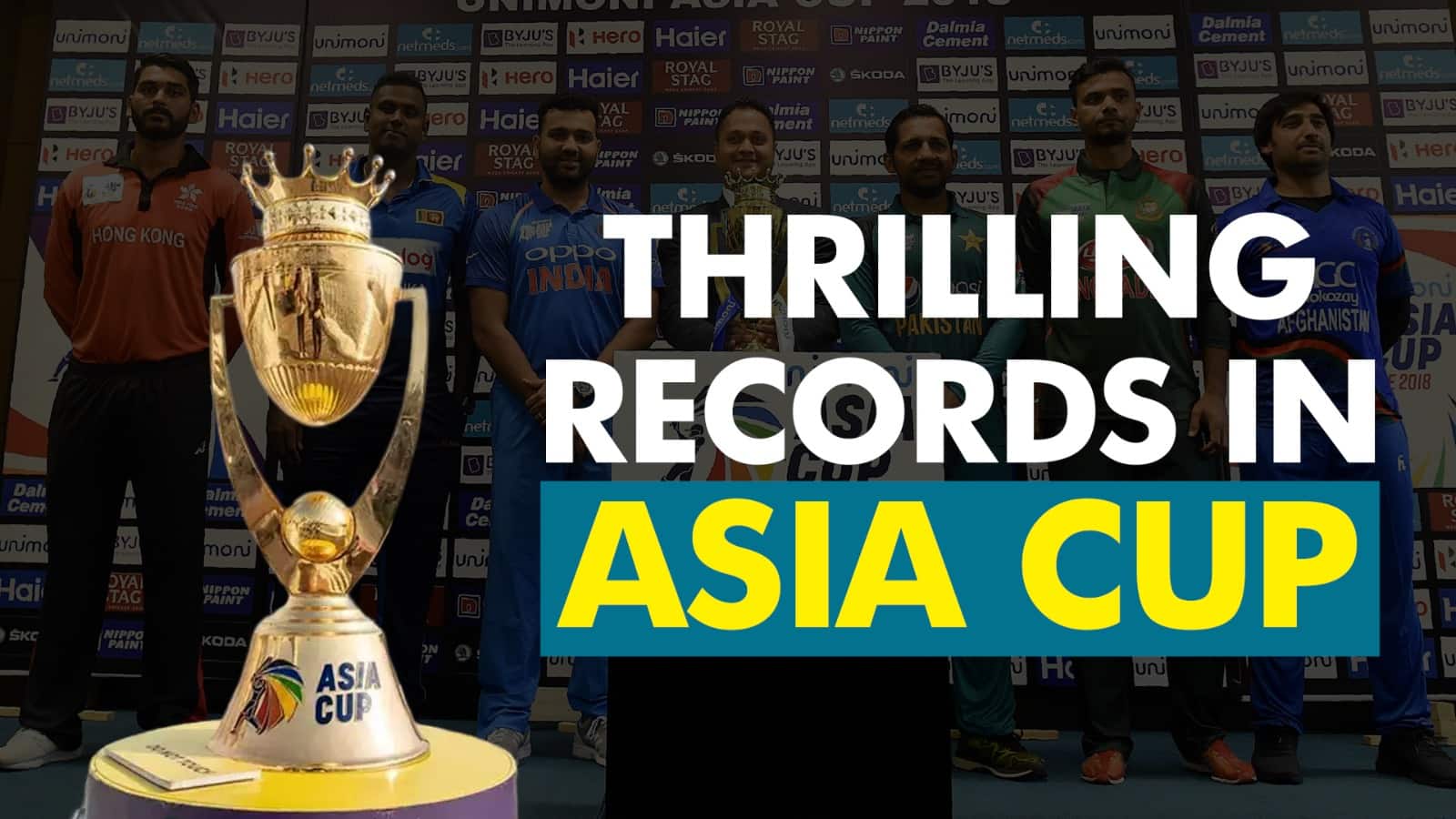 Asia Cup 2023: Have A Look At The Thrilling Records Achieved Over The ...