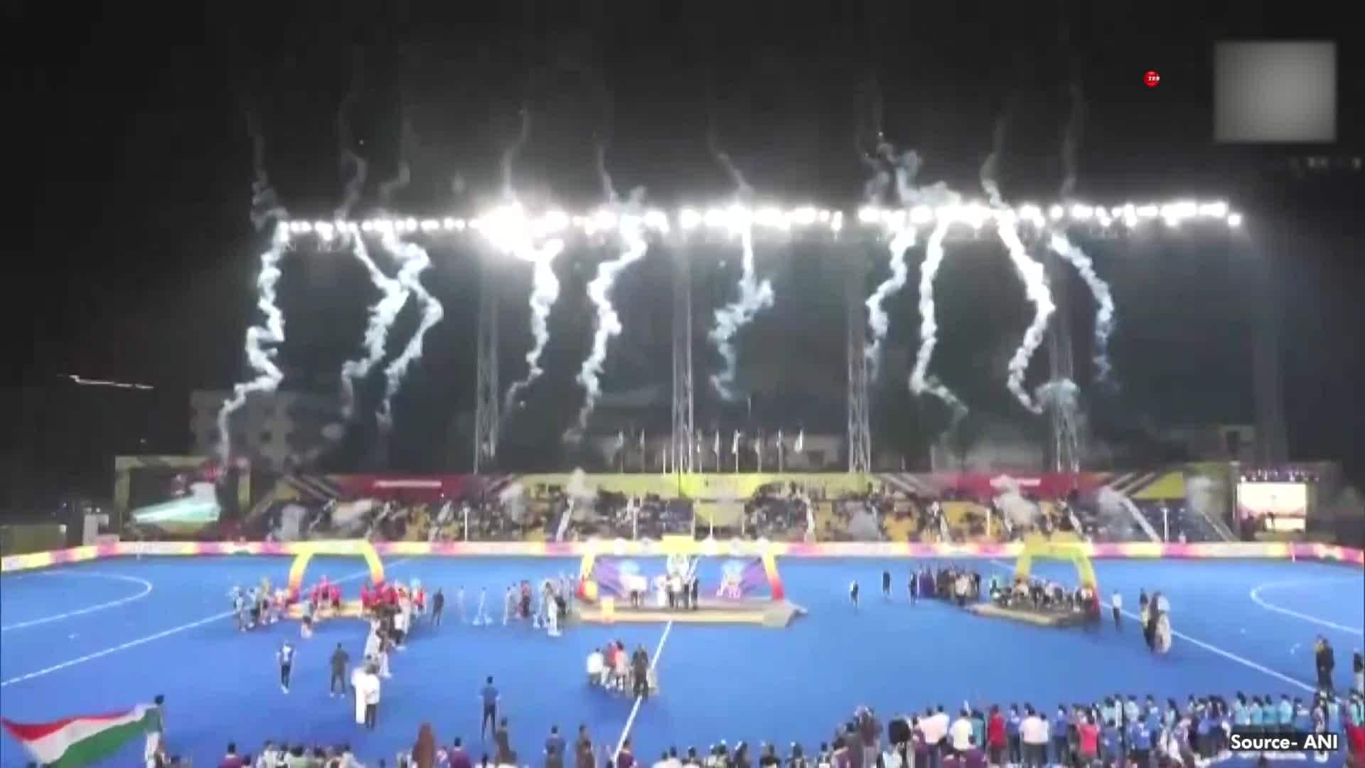 Union Minister Anurag Thakur, TN CM Stalin arrive to watch Ind vs Mal ...