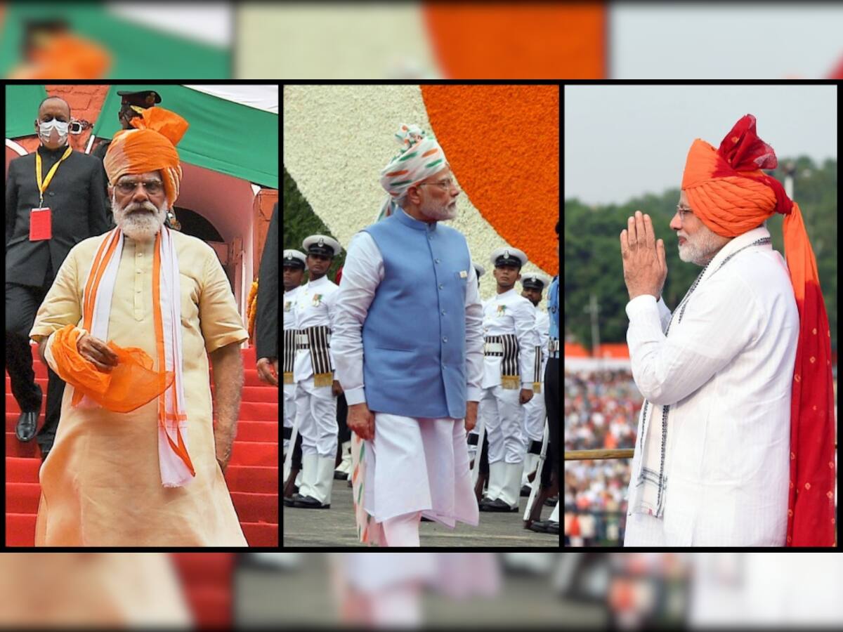 In Pics: Decoding PM Narendra Modis Independence Day Turbans, Attires ...