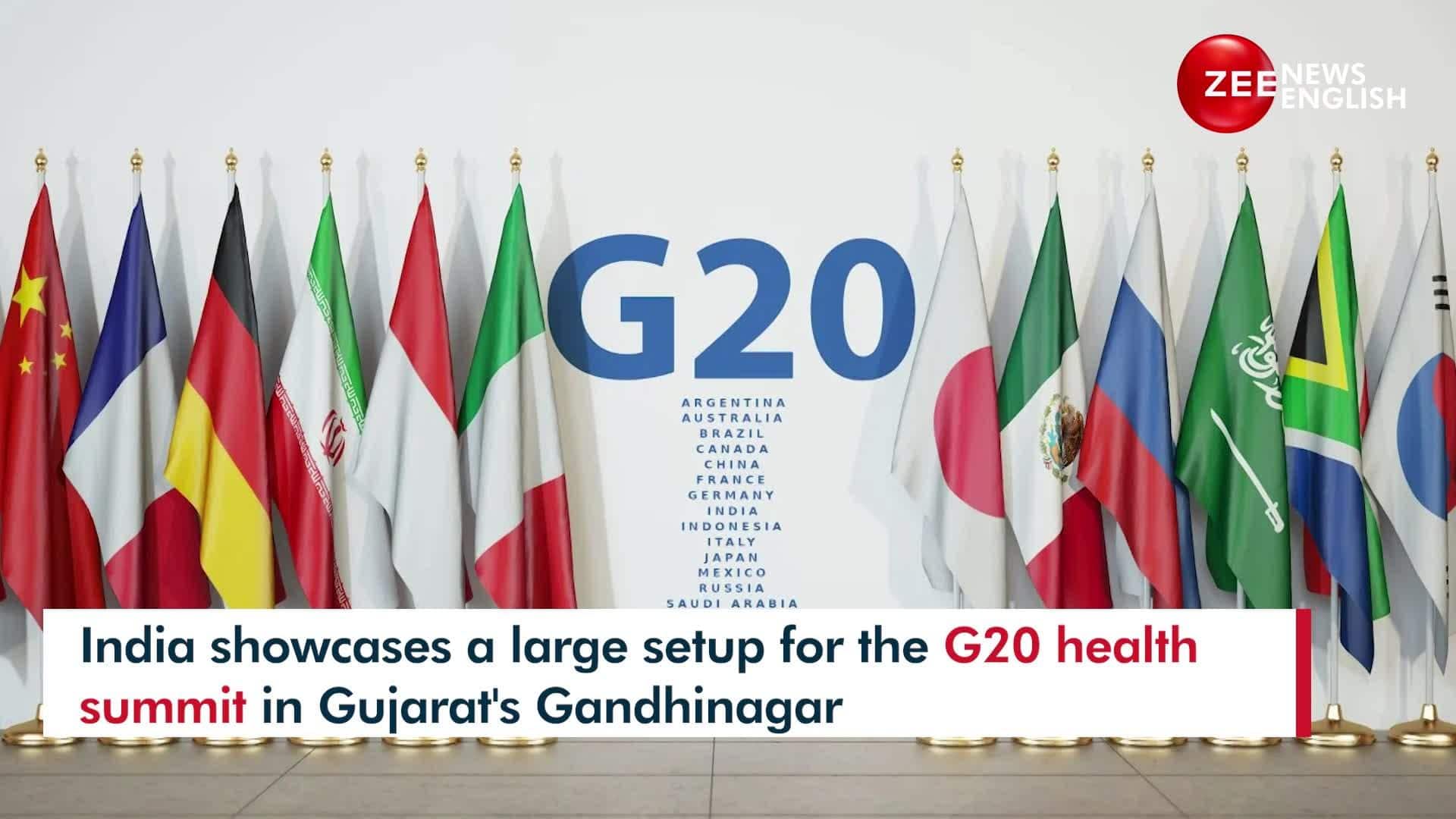 Take a look at the High-Tech Futuristic G20 Health Summit in Gujarat ...
