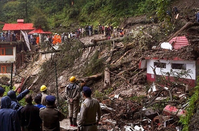 Himachal Landslide takes life of 13 people amid heavy rainfall | Zee News
