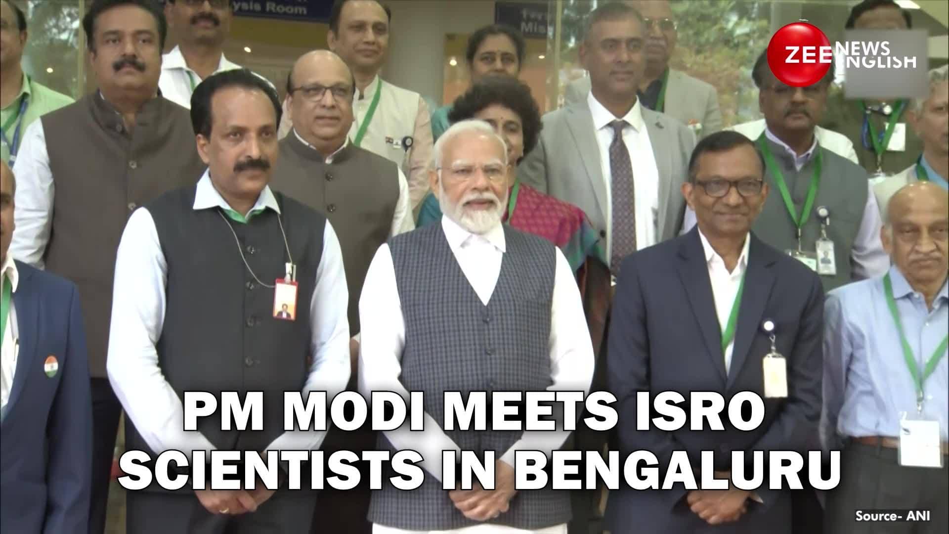 PM Modi gets emotional at ISRO headquarters, salutes Chandrayaan-3 team ...