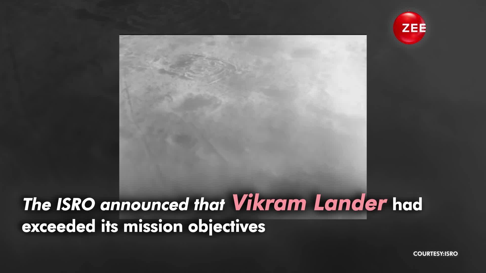 Chandrayaan-3 Mission: Vikram Soft-Landed on Moon Again! | Zee News