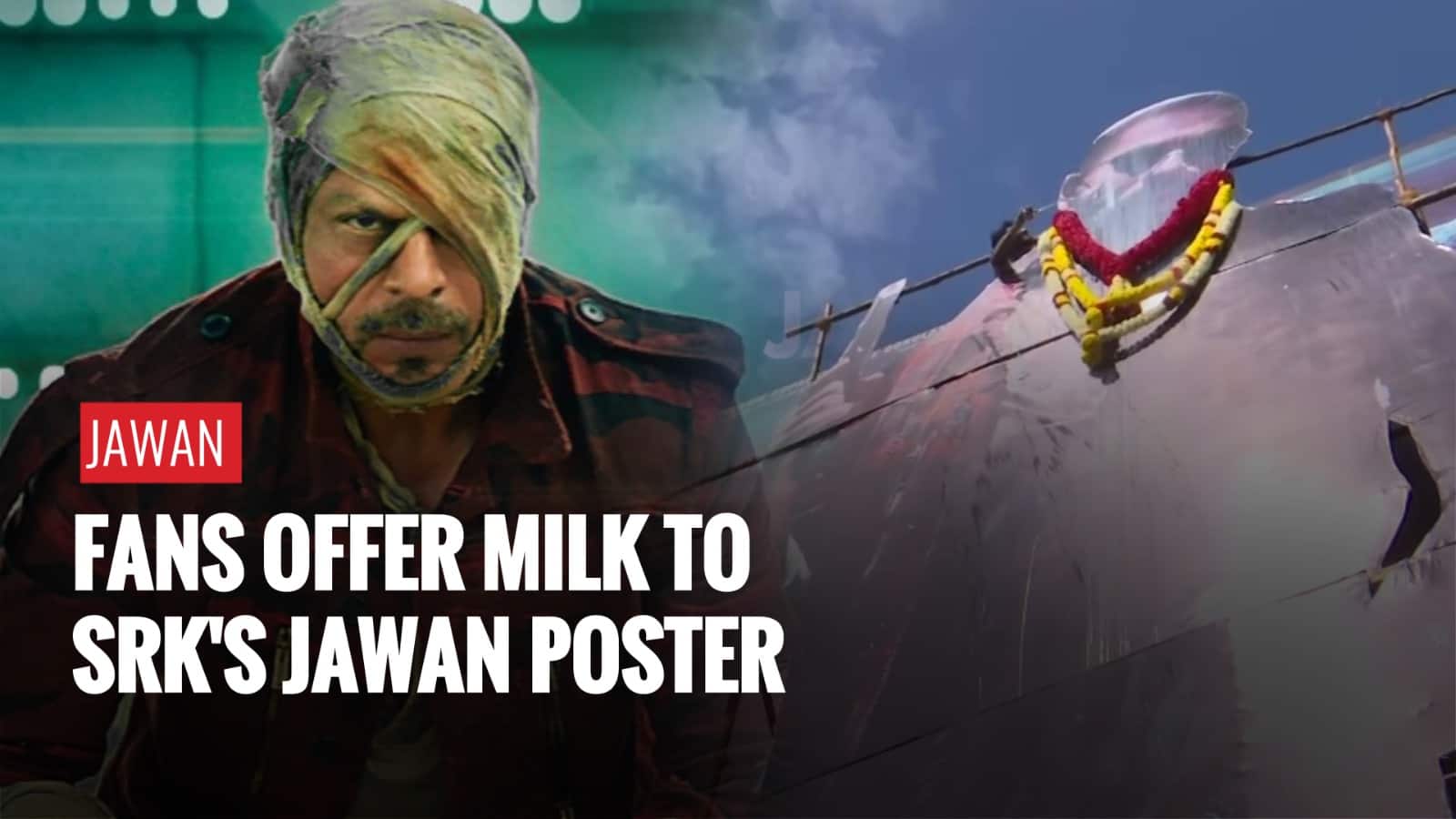 Jawan Movie: From Offering Milk To Poster To Playing Dhol, Fans ...
