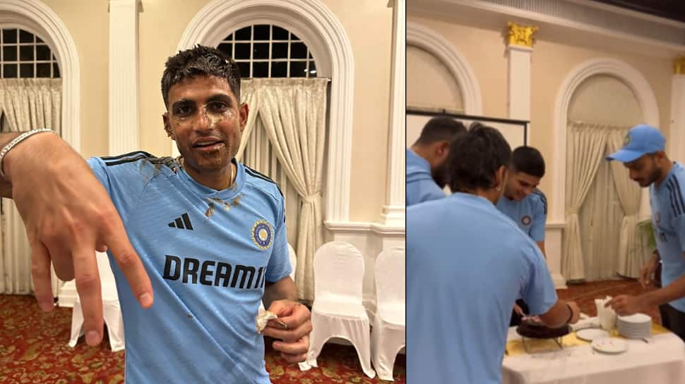 Watch: Shubman Gill's Birthday Cake Smashed On His Face As Celebration ...
