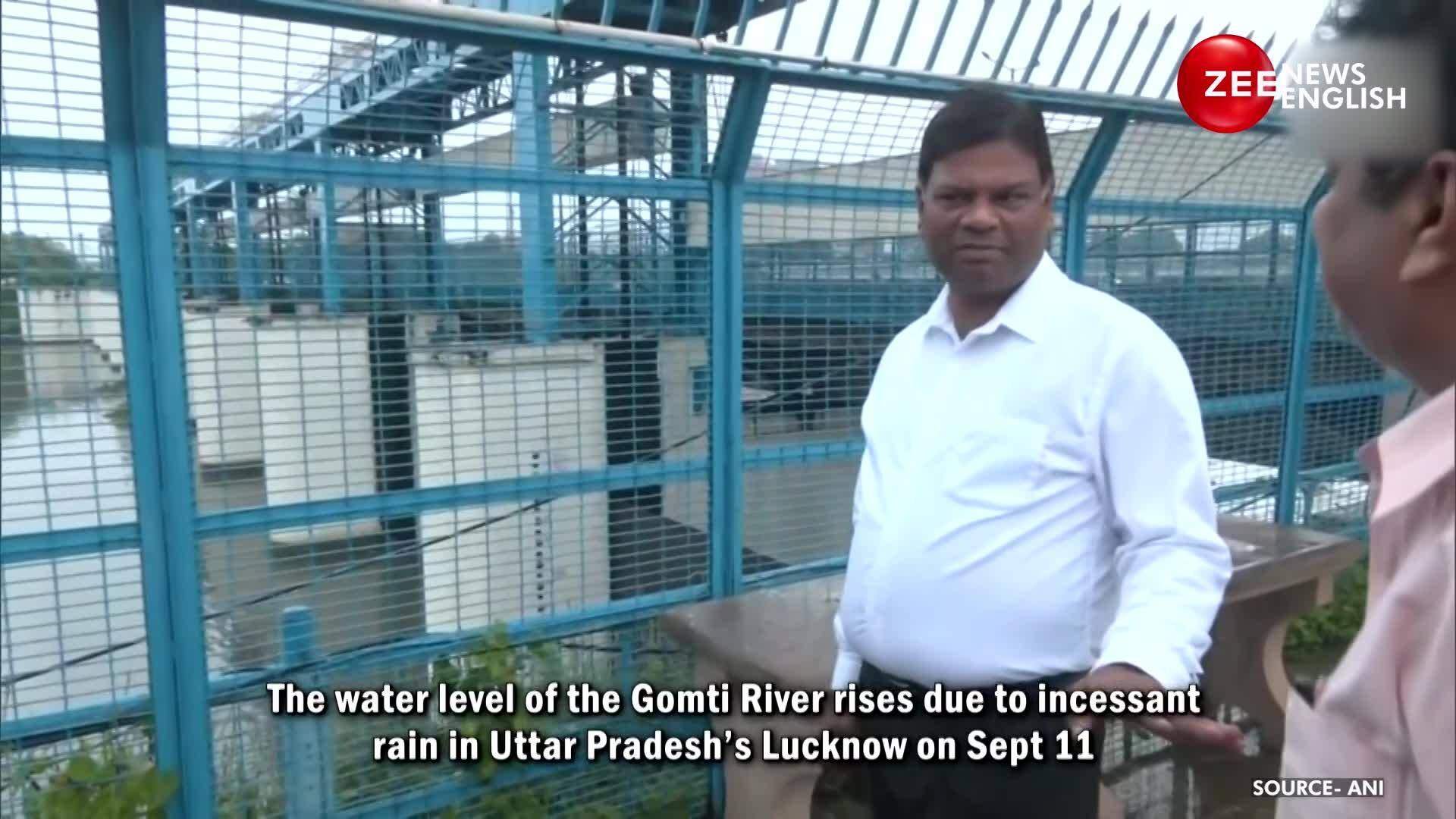 UP: Water level of Gomti River rises in Lucknow, DM Surya Pal Gangwar ...