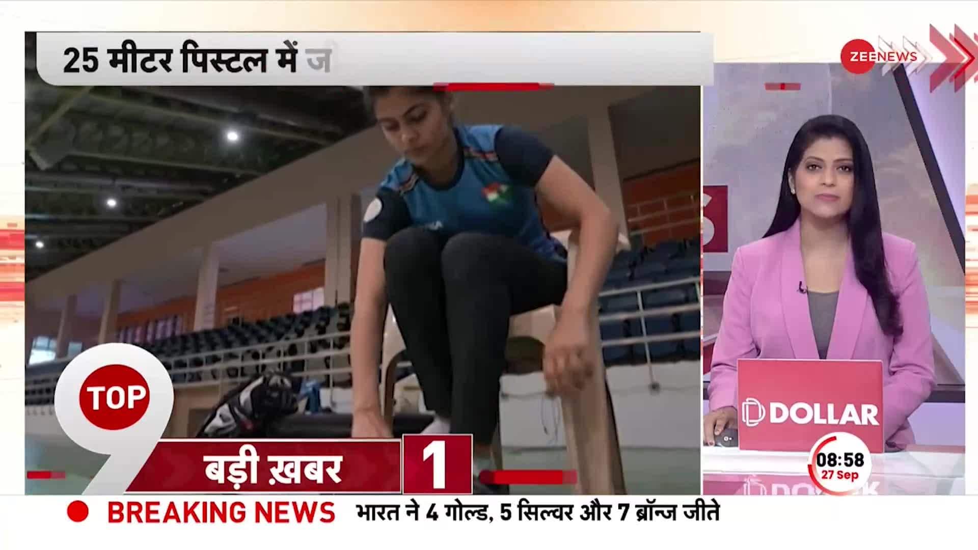 Manu Bhaker, Esha Singh and Rhythm Sangwan wins gold in 25 Meter Pistol ...