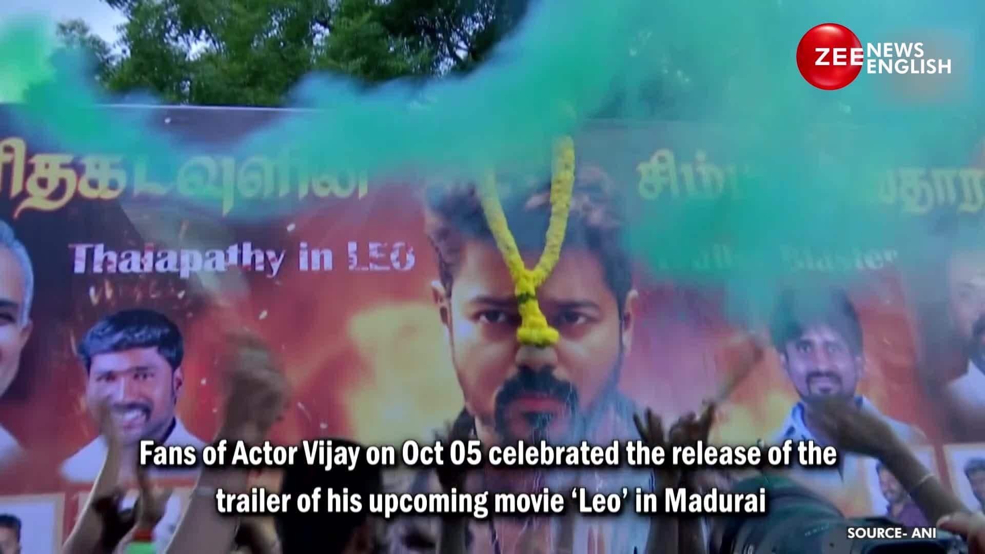 Thalapathy Vijay’s Fans Celebrate Release Of ‘Leo’ Trailer With Great ...