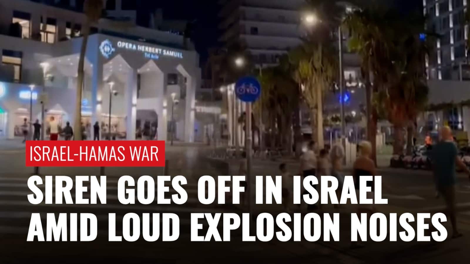Israel-Hamas War: Siren Sounds Went Off In Israel’s Tel Aviv Amid ...