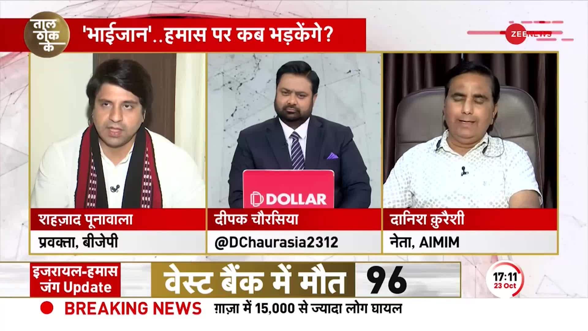 Shehzad Poonawalla sharp attack on AIMIM leader! | Zee News