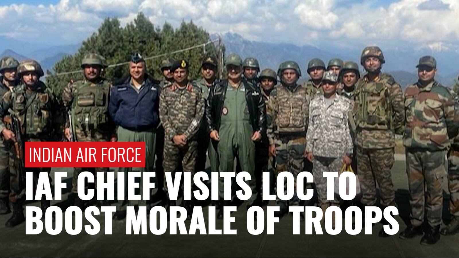 Indian Air Force (IAF) Chief Visits LoC Forward Posts On Dussehra To ...