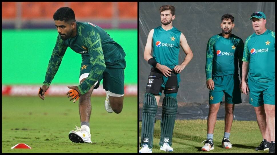 PICS: 'Tensed' Pakistan Sweat It Out In Nets Session, Do Tough Fielding ...