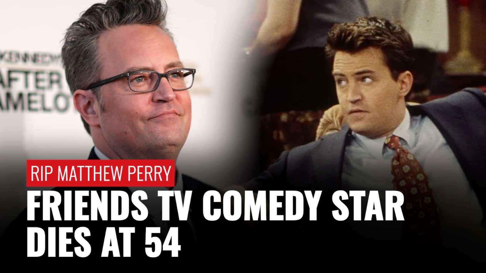 Actor Matthew Perry, Famous For Being "Friends" Chandler Bing, Dies At ...