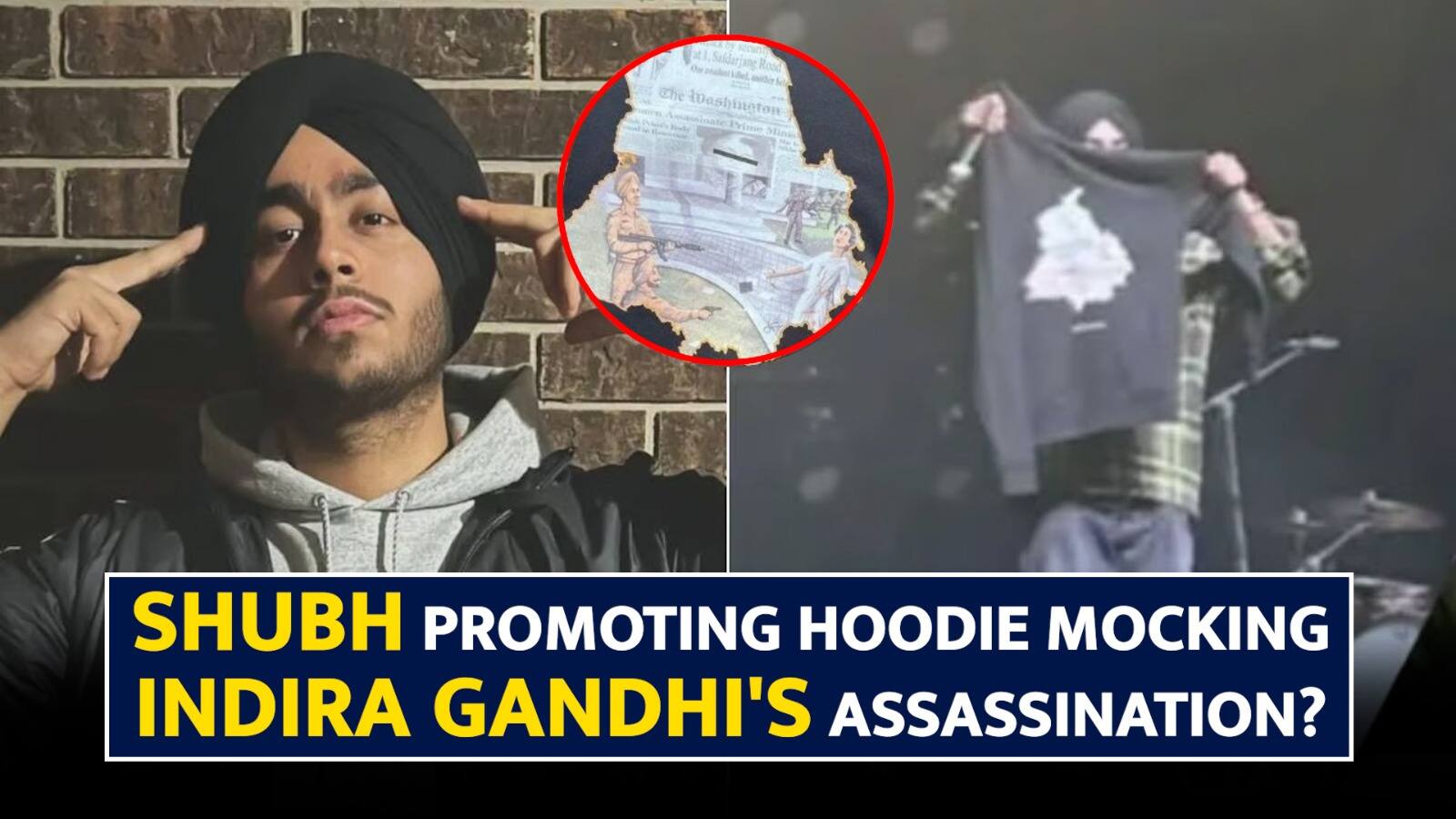Rapper Shubh Slammed For Wearing Hoodie That Mocked Indira Gandhi's ...