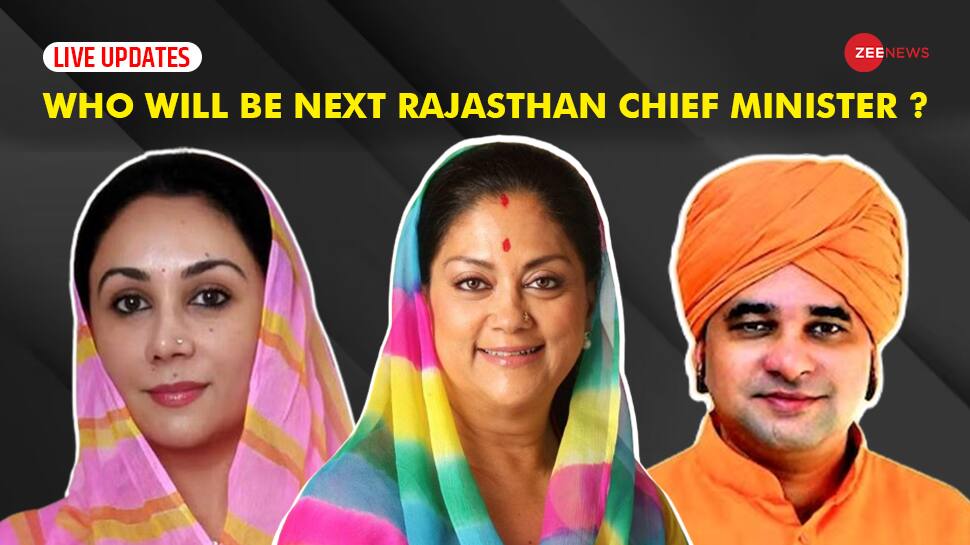 Rajasthan New CM Highlights: Vasundhara Raje Reaches JP Nadda's ...