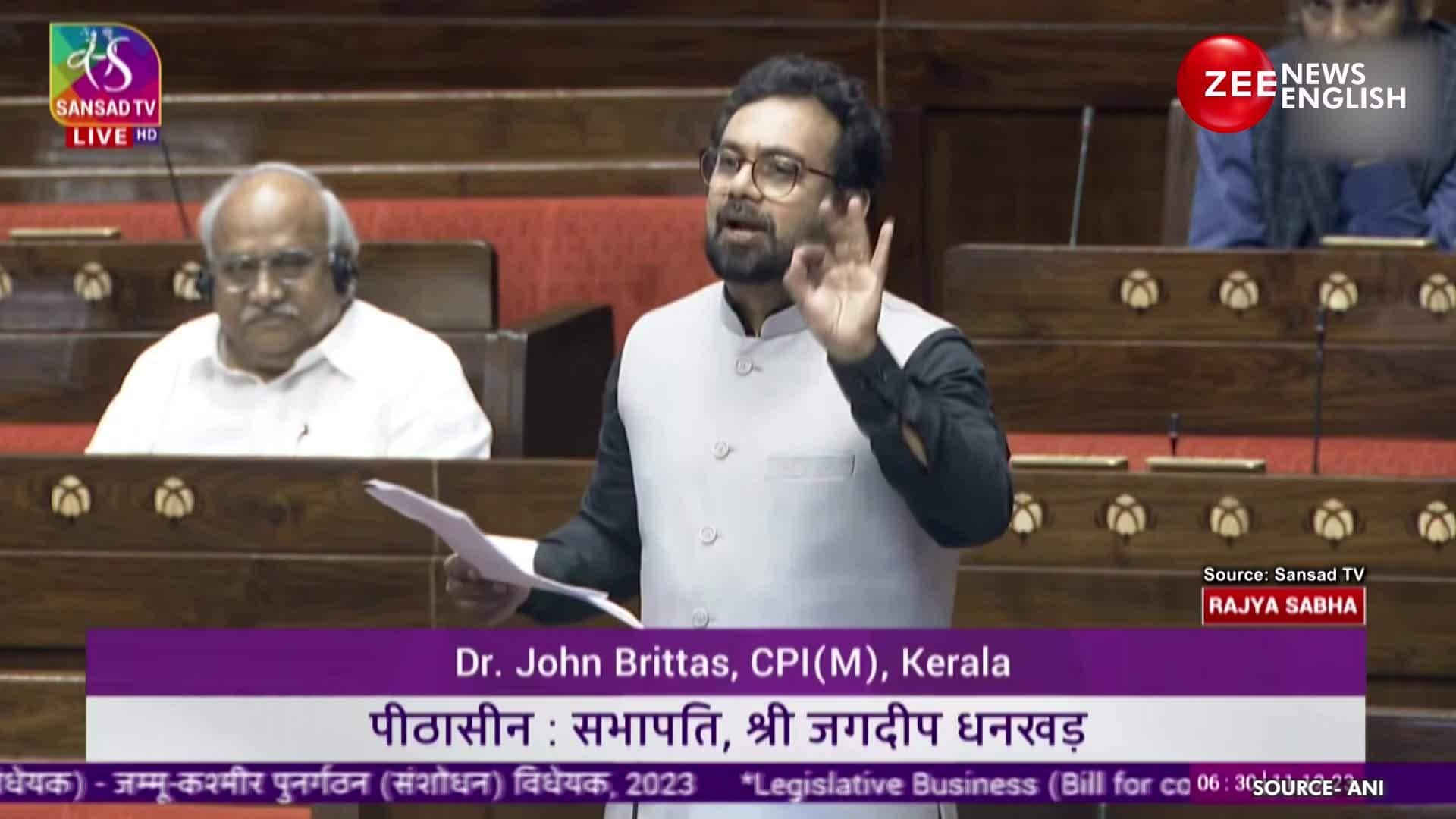 “If There Was No Nehru…” When CPI(M) MP John Brittas Hilarious Moment ...